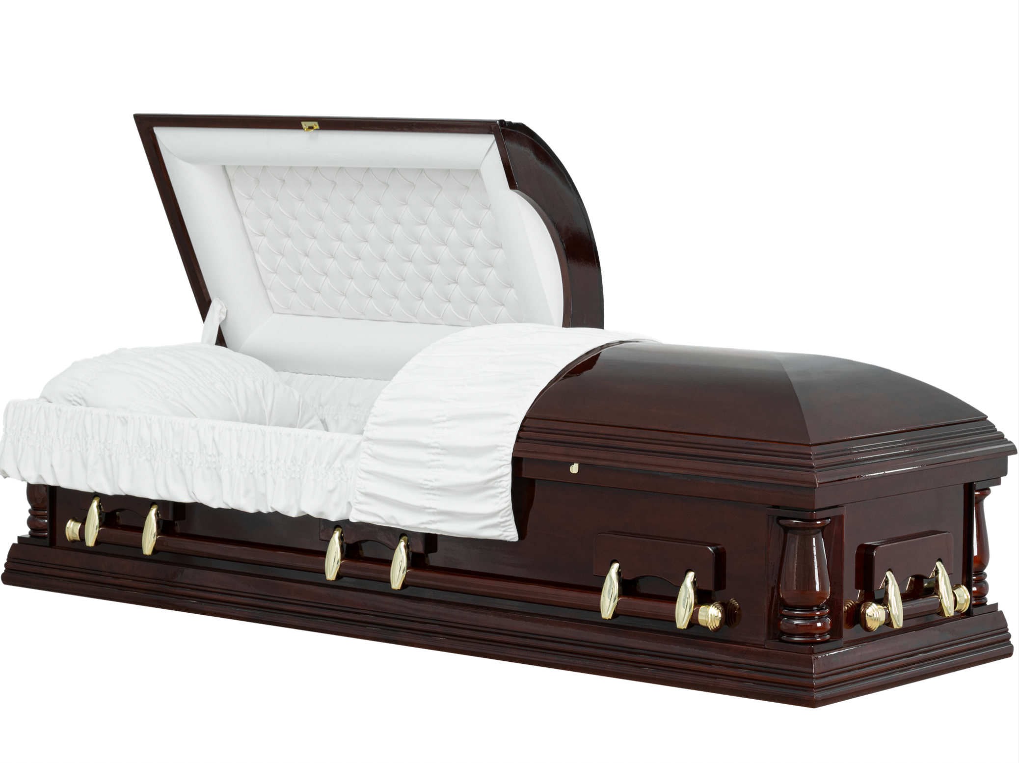 10 x Burial Caskets Solid Rosewood Hand Finished with Mahogany Glaze ...