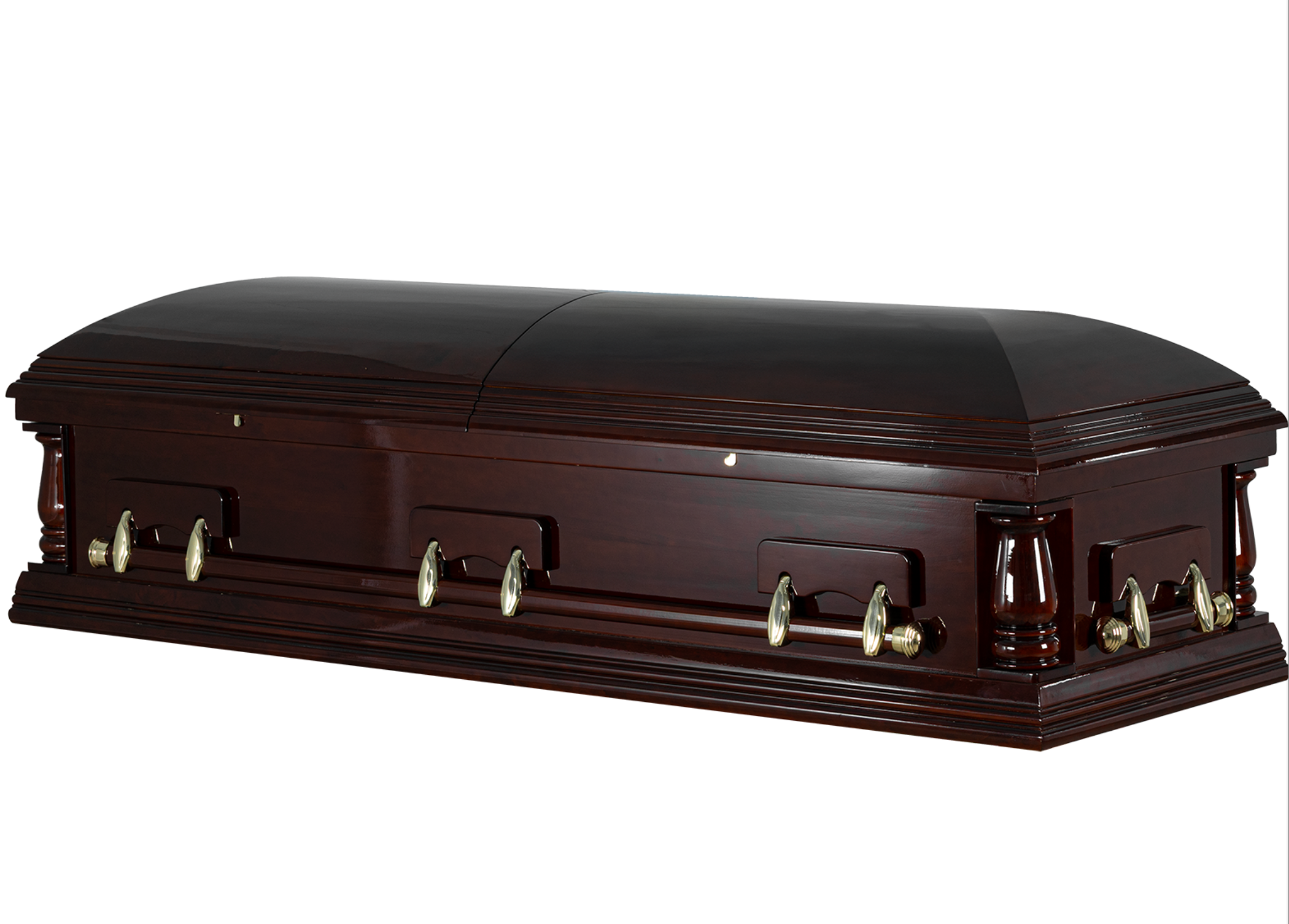 10 x Burial Caskets Solid Rosewood Hand Finished with Mahogany Glaze ...